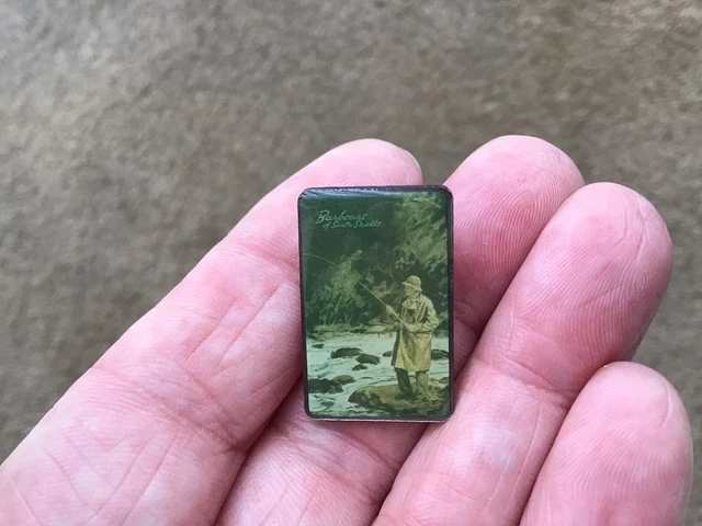 RARE LIMITED EDITION Barbour of South Shields enamel fisherman pin ...