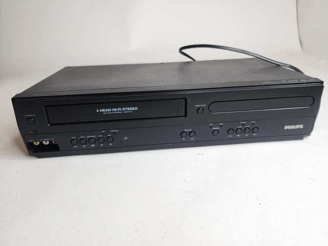 PHILIPS DVP3355V/F7 DVD/VCR VHS Recorder Combo Dual Player *No Remote ...