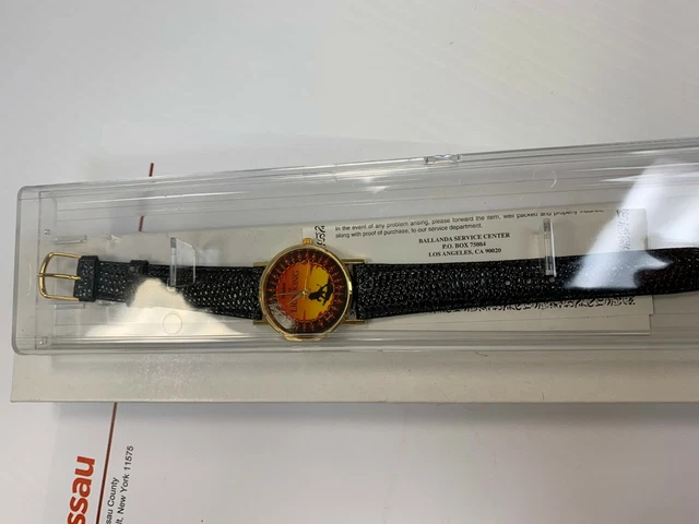 DISNEY’S THE LION King Watch by Ballanda 1990s NIB #2 – Free S/H $12.95 ...