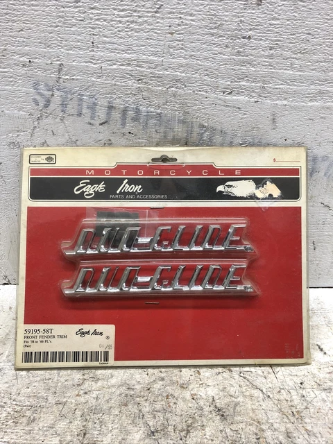 HARLEY DAVIDSON PANHEAD Duo Glide Fender Emblems Badges FL FLH £149.31 ...