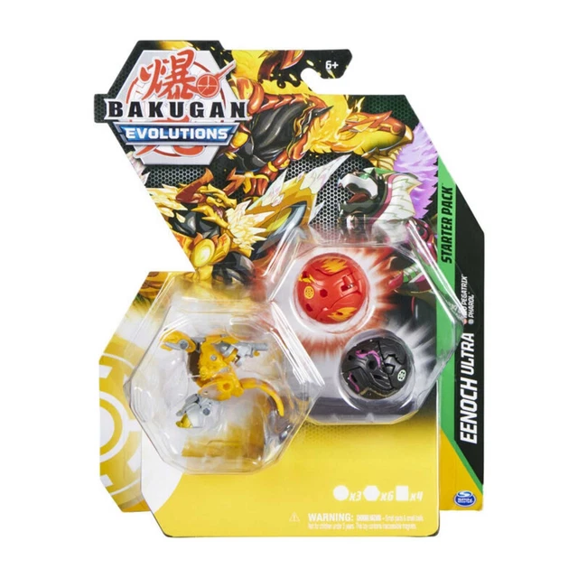BAKUGAN EVOLUTION STARTER Pack Eenoch Ultra Neo Pegatrix Pharol Age 6 ...