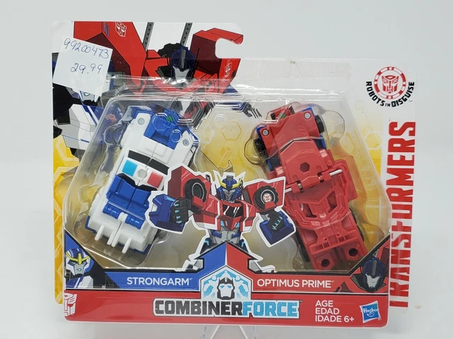 HASBRO TRANSFORMERS RID Combiner Force Optimus Prime & Strongarm MOSC ...
