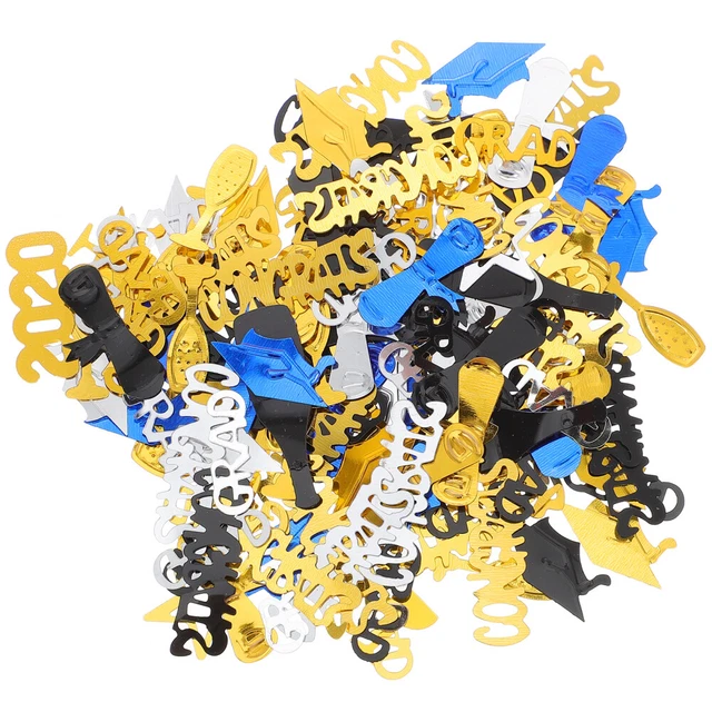 2 PACKS DIPLÔMÉ Tableau De Graduation Confettis Fête Séquins EUR 10,78 ...