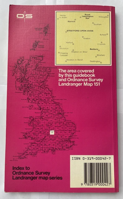 JARROLD ORDNANCE SURVEY Landranger Shakespeare Country North Cotswolds ...
