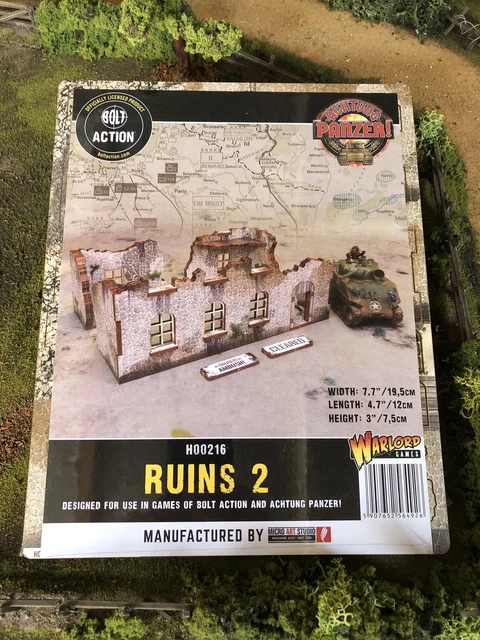 MICRO ART STUDIO - 28mm Scale Ruins #2 Ideal For Bolt Action & Achtung ...