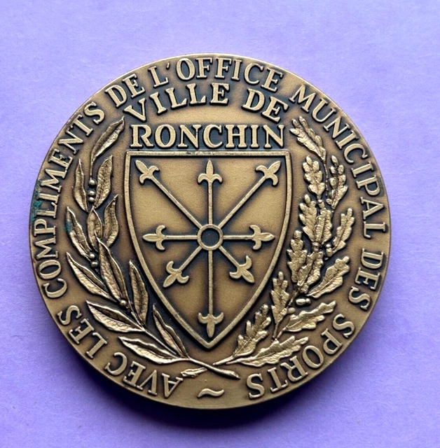 #3108# MÉDAILLE &VILLE de RONCHIN/ Avec les compléments de l'Office ...