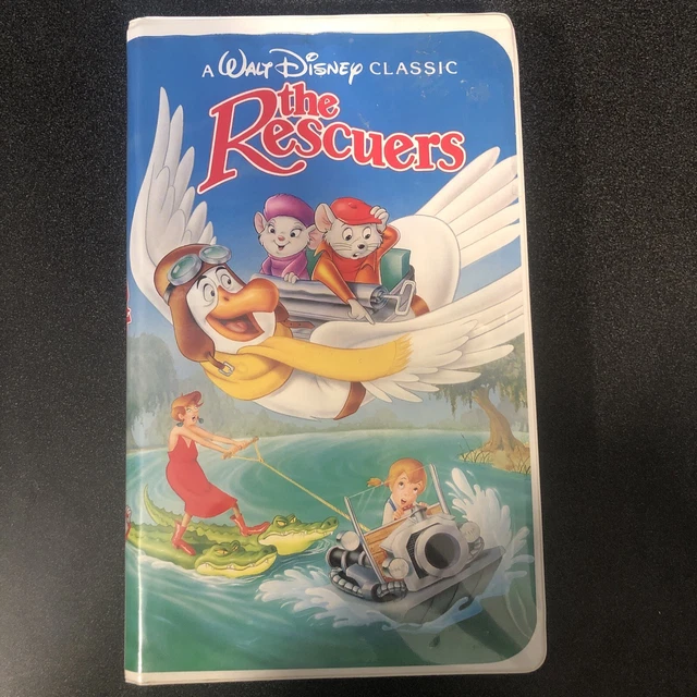 DISNEY VHS THE Rescuers & Down Under (1991, 1992) Black Diamond bundle ...
