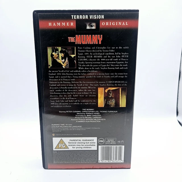 THE MUMMY VHS Horror | Hammer Horror Terror Vision Original VGC £11.36 ...