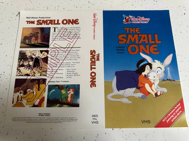 THE SMALL ONE - Sample VHS Video Sleeve - UK Disney £8.99 - PicClick UK