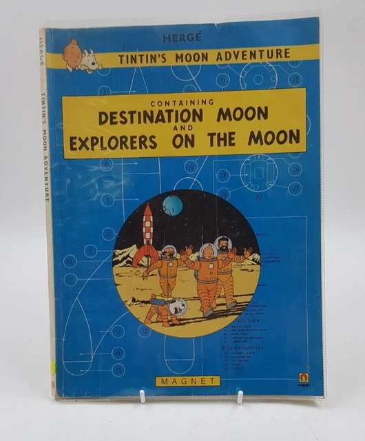 HERGE : TINTIN Book (Moon Adventures) Destination Moon & Explorers on ...