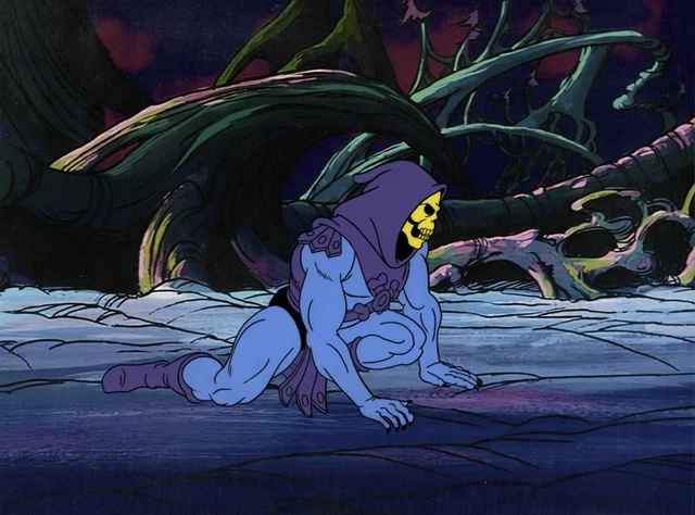 HE-MAN/SHE-RA MASTERS OF the Universe SKELETOR animation cel EUR 155,19 ...