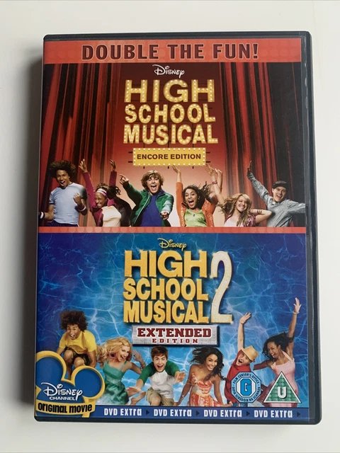 WALT DISNEY HIGH School Musical 1 & 2 DVD Box Set Classic Family ...