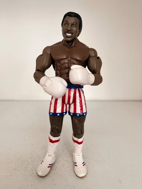 ROCKY IV 4 Película Series Apollo Creed Pre Fight Eeuu Jakks Boxeo ...