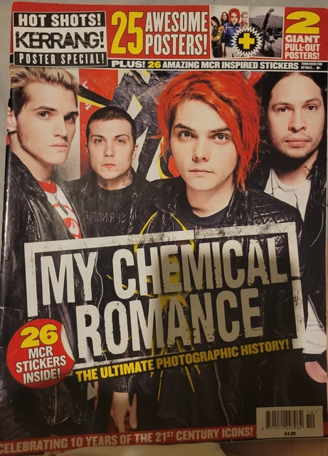 *EXTREMELY RARE* MY Chemical Romance Kerrang Magazine Poster Special £ ...