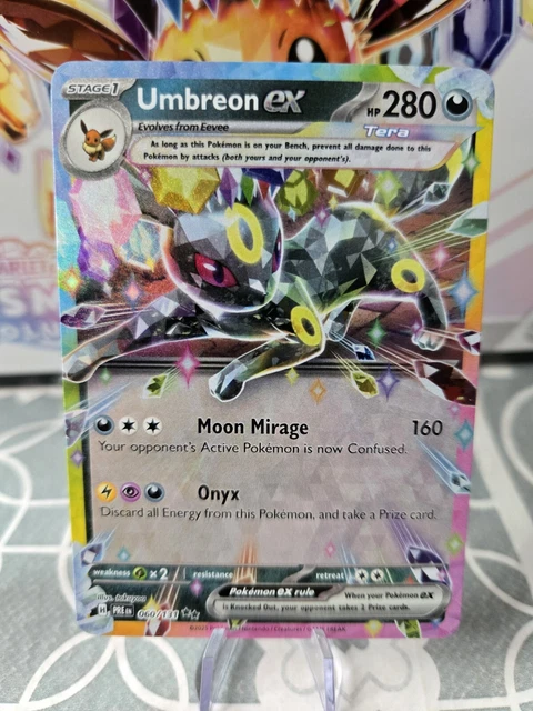 UMBREON EX 060/131 Pokémon TCG Prismatic Evolutions NM £8.49 - PicClick UK