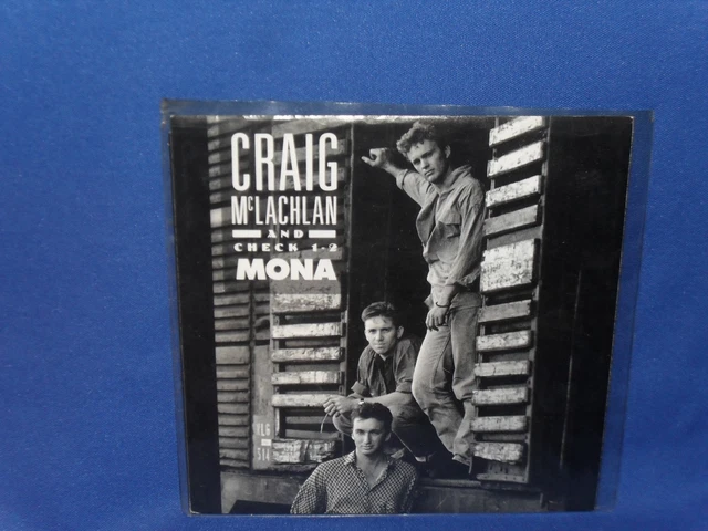 CRAIG MCLACHLAN MONA - AUSTRALIAN 7" 45 VINYL RECORD P/S $10.00 ...