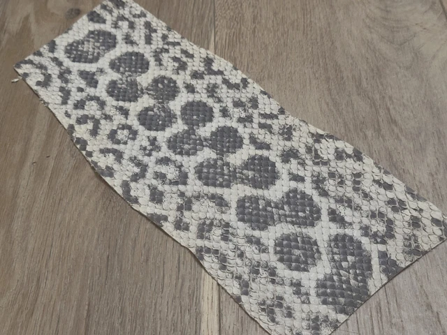 NATURAL GENUINE ANACONDA Snakeskin Leather real hide snake skin python ...
