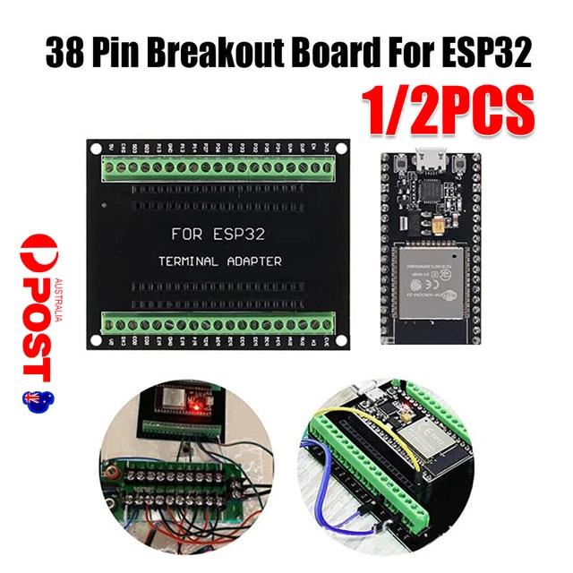 AU 38 PIN ESP32 Breakout Board For ESP32 Development Board 2.4 GHz Wifi ... AU 38 PIN ESP32 Breakout Board For ESP32 Development Board 2.4 GHz Wifi ...