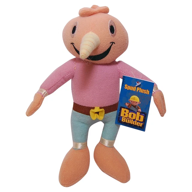BOB THE BUILDER Spud Small Soft Plush Toy. Kids TV Show Cartoon Gift ...