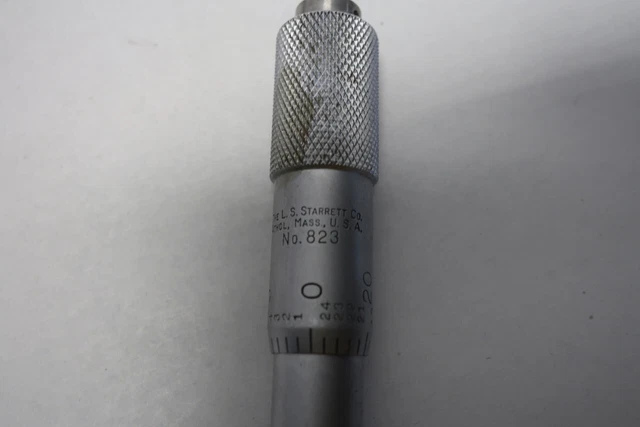 STARRETT 823E INSIDE Micrometer 4-40in 10 Rod Set 1in Head Movement ...