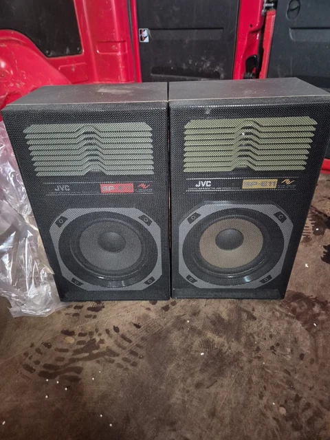 JVC SP-E11BK VINTAGE Stereo Hi Fi Bookshelf Speakers £52.70 - PicClick UK