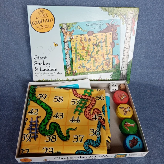 THE GRUFFALO GIANT Snakes And Ladders Board Game Boy Girl Age 3 Up £13. ...