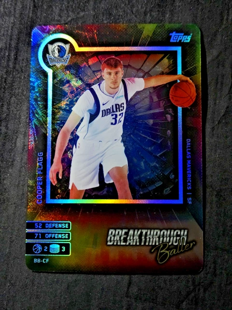 2025 TOPPS MATCH Attax Cooper Flagg RC Breakthrough Baller Rookie ...