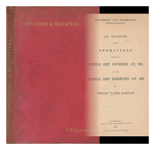 HAMILTON, EDWARD WALTER, Sir (1847-1908) Conversion Et Rédemption : Un ...