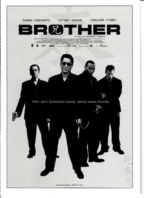 BROTHER (2000) FILMKARTE-CINEMA-SAMMELKARTE-PLAKATKARTE EUR 1,00 - PicClick DE