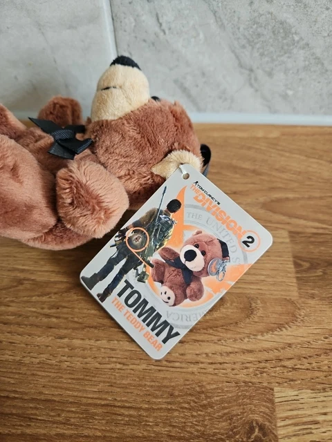 TOMMY THE TEDDY Bear Key Chain Ubisoft Division 2 Official Merchandise ...