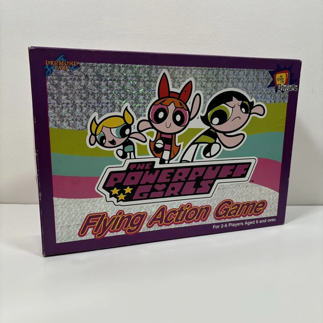 THE POWERPUFF GIRLS Flying Action Game Board Game 2000 Complete £12.99 ...