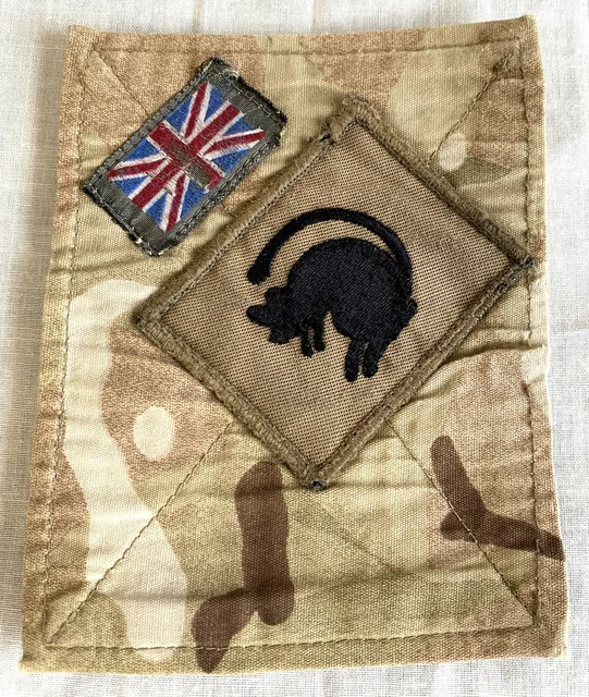 BRITISH MILITARY ISSUE 4th Armoured Brigade MTP Blanking Flash Patch ...