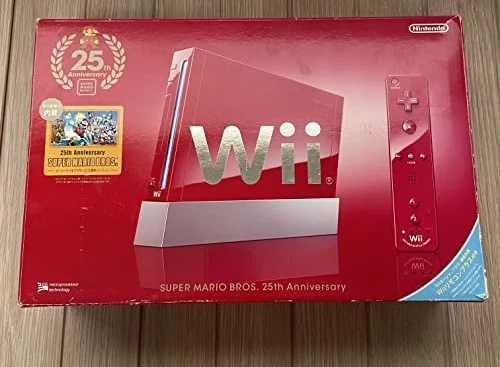 NINTENDO WII SUPER Mario Bros 25th Anniversary Red Limited Console from ...
