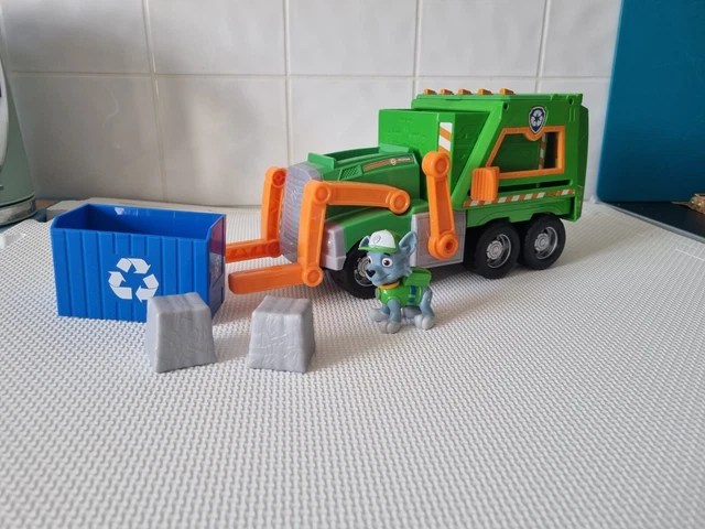 PAW PATROL ROCKY Big Truck Pups Reuse It Recycling Truck Vehicle £7.95 ...