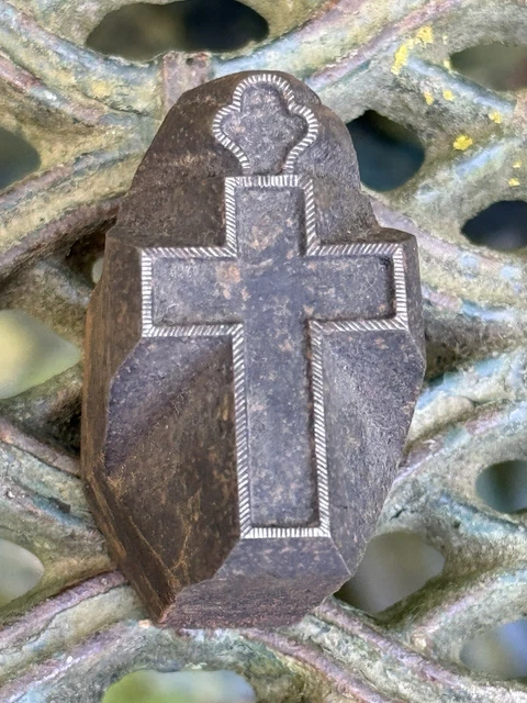 MATRICE ANCIENNE DE Croix Pectorale Fer Moule Catholique Religieux EUR ...