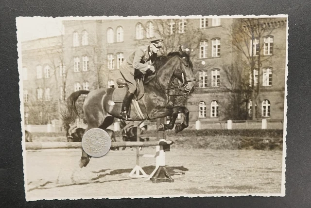 FOTO PORTRAIT INFANTERIE Reg 51 Liegnitz Polen Oberst Pferd ...