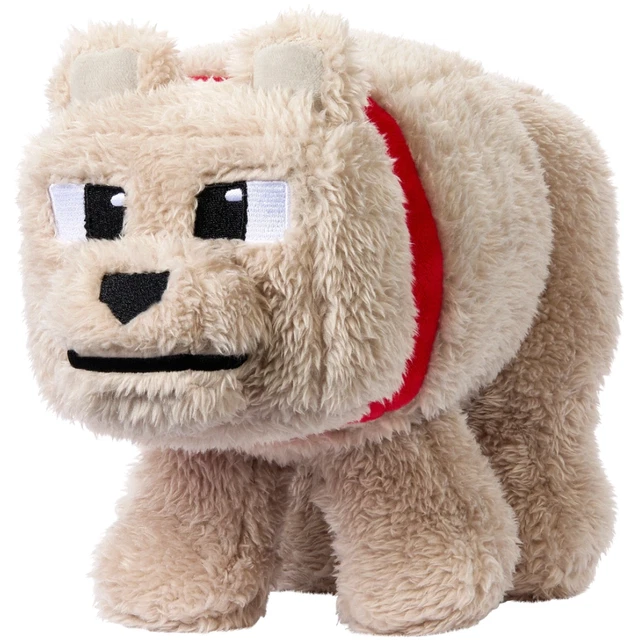 MINECRAFT MOVIE PLUSH Dennis the Wolf 20cm Kids Childrens Fun Play Toy ...