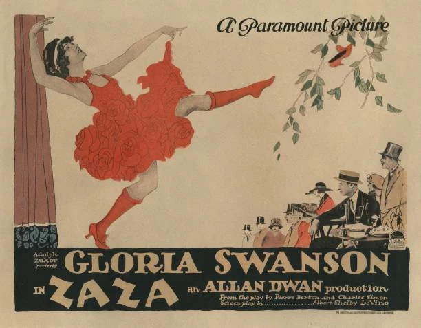ZAZA LOBBY CARD Gloria Swanson 1923 Old Movie Photo $8.50 - PicClick AU