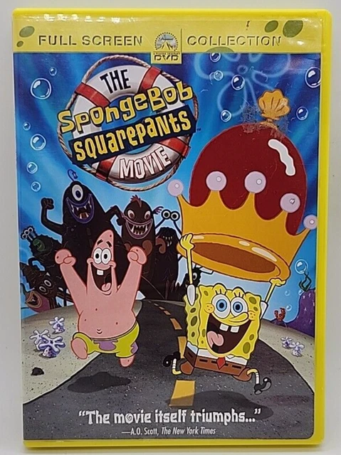 THE SPONGEBOB SQUAREPANTS Movie (DVD, 2005, Full Screen Collection) $4. ...