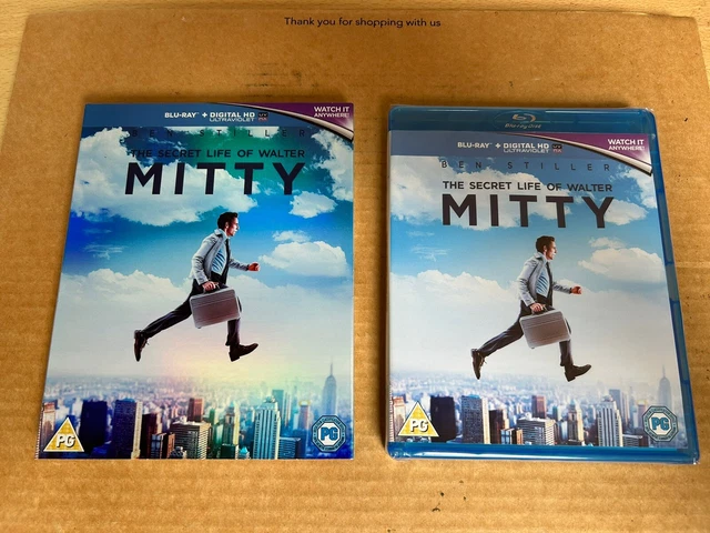 THE SECRET LIFE Of Walter Mitty Blu-Ray New & Sealed + Slipcase - Ben ...