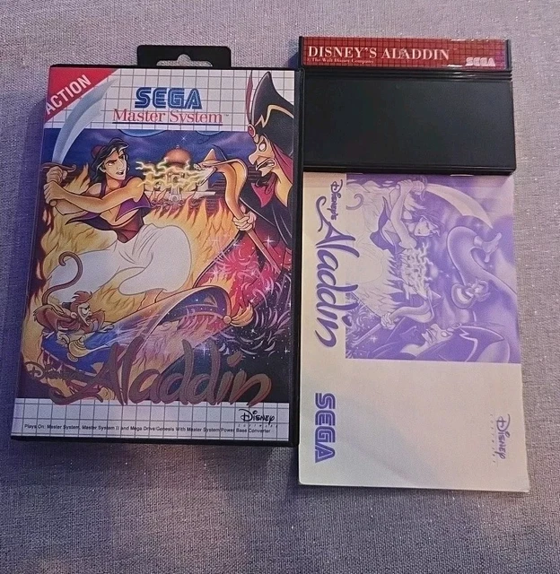 DISNEY'S ALADDIN - Sega Master System - Complete -PAL £19.99 - PicClick UK