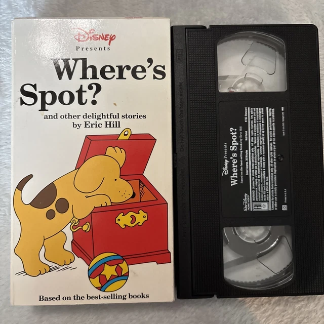 DISNEY PRESENTS WHERE'S Spot Eric Hill Flipbook Case (VHS, 1993) £6.75 ...
