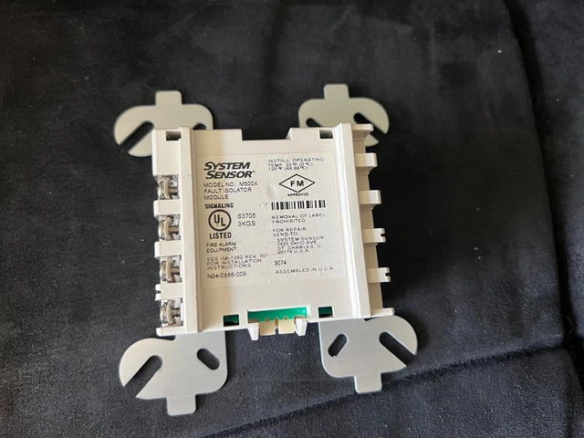 SYSTEM SENSOR M500X Fire Alarm Fault Isolator Module $19.95 - PicClick