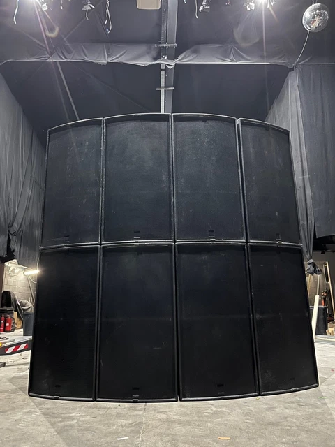 MARTIN AUDIO W8 and W8S speakers with FFA and DBX amp rack and cable ...