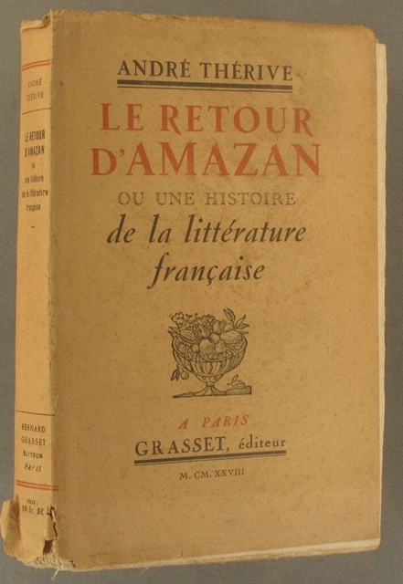 LE RETOUR D'AMAZAN ou une histoire de la litt rature fran aise. EUR 10,00 - PicClick FR