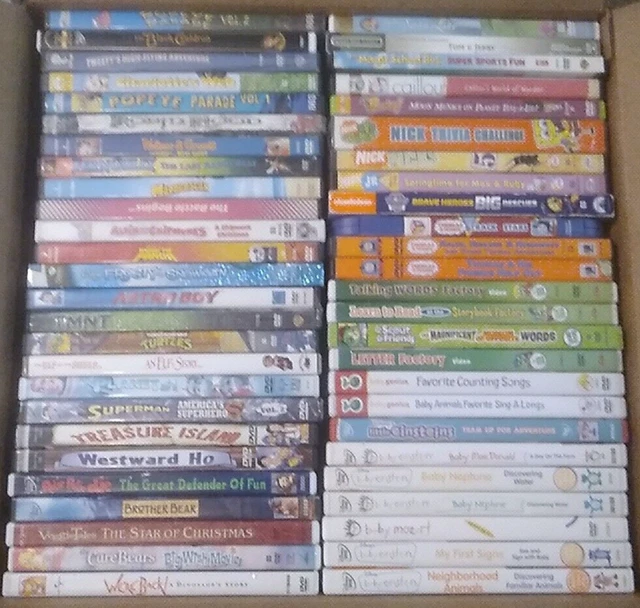 CHILDREN'S DVD'S, RANDOM selection - lot of 50 (Kx50) £28.48 - PicClick UK