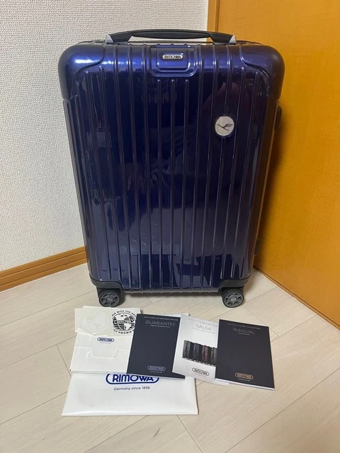 RIMOWA LUFTHANSA SALSA 37L Blue 4-wheels Carry Case Suitcase 821.90 ...