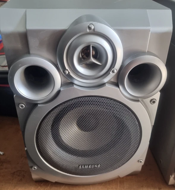 SAMSUNG PSS520E SILVER Bookshelf Speakers Pair 32cm x 22cm MAX-S520 System £27.50 - PicClick UK