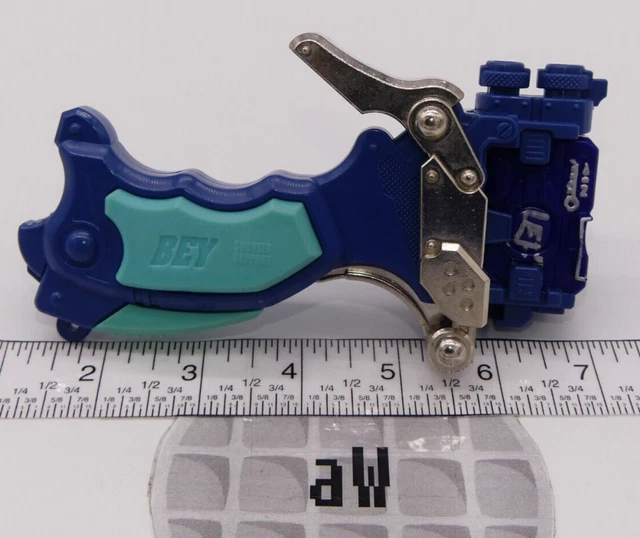 OLD GENERATION BEYBLADE Blue Bey Support Shooter Launcher Grip Gun Part ...