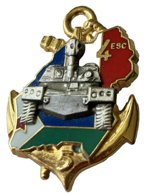 INSIGNE MILITAIRE TDM : " 4°Escadron Du 5°? " Balme Saumur 1 Epingle EUR 12,99 - PicClick FR
